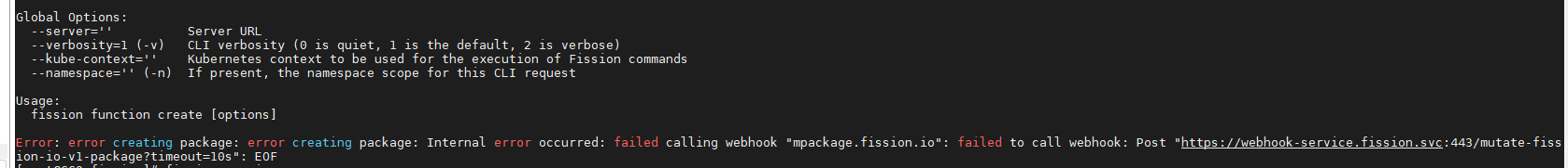 I can't deploy env or function on using fission CLI · Issue #2759 · fission/fission · GitHub