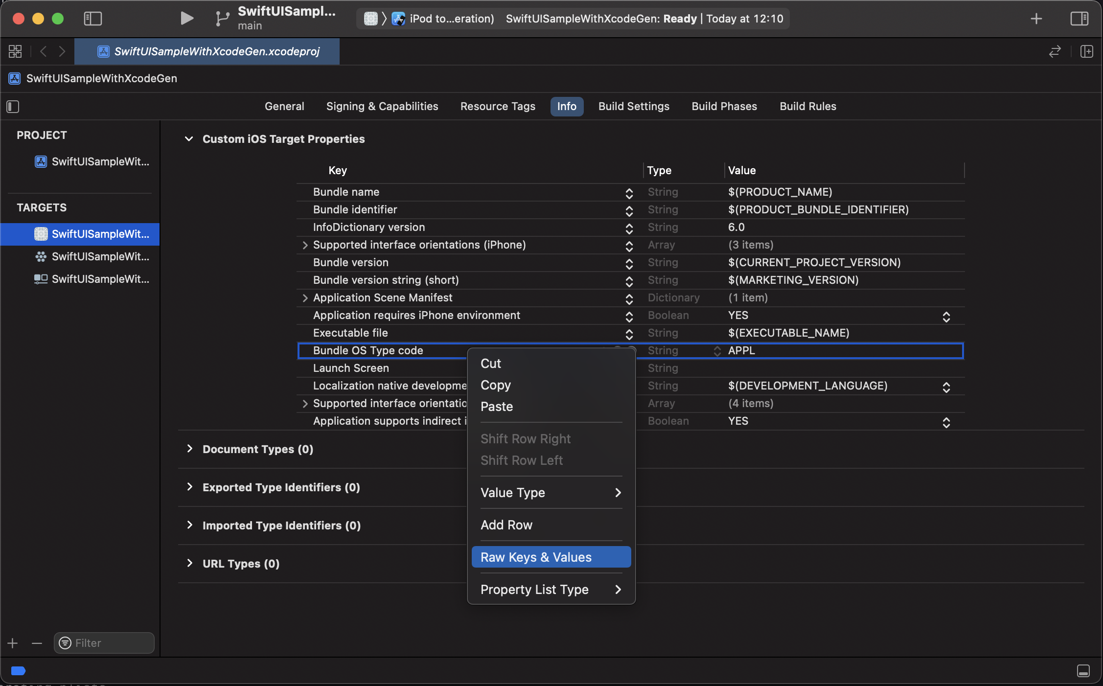 最低限困らない SwiftUI を指定した Xcode プロジェクトを XcodeGen で生成する #iOS - Qiita