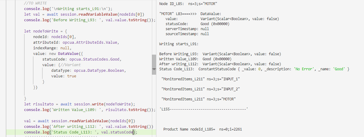 Await Sessionwritenodetowrite In Typescript Issue · Issue 662 · Node Opcuanode Opcua · Github 