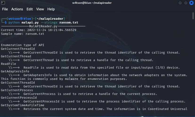 GitHub - w47son/MalAPIReader: Reads and prints information from the ...