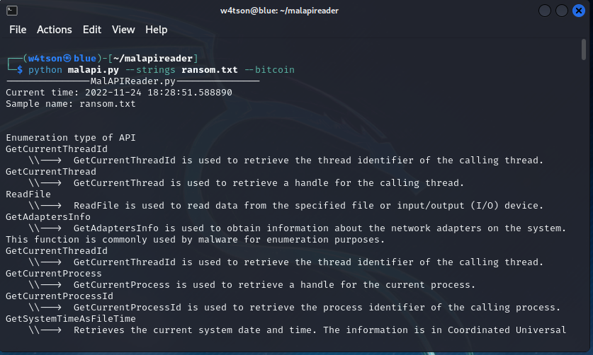 GitHub - w47son/MalAPIReader: Reads and prints information from the ...