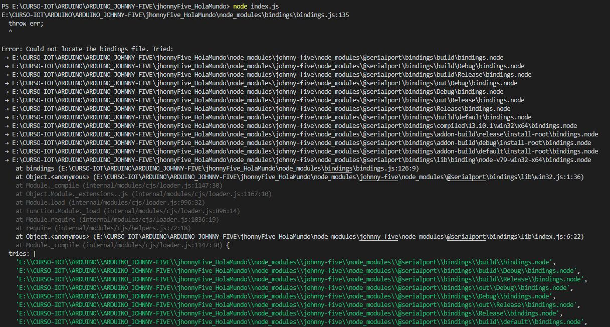 no funciona johnny-five · Issue #1684 · rwaldron/johnny-five · GitHub