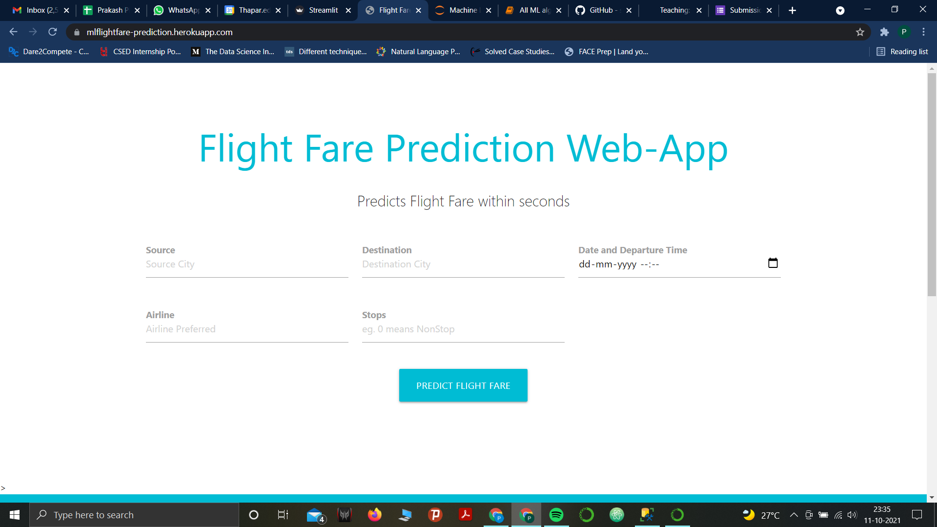 GitHub Prakash100198 Flight Fare Prediction App This Is A Flight GitHub Prakash100198 Flight Fare Prediction App This Is A Flight