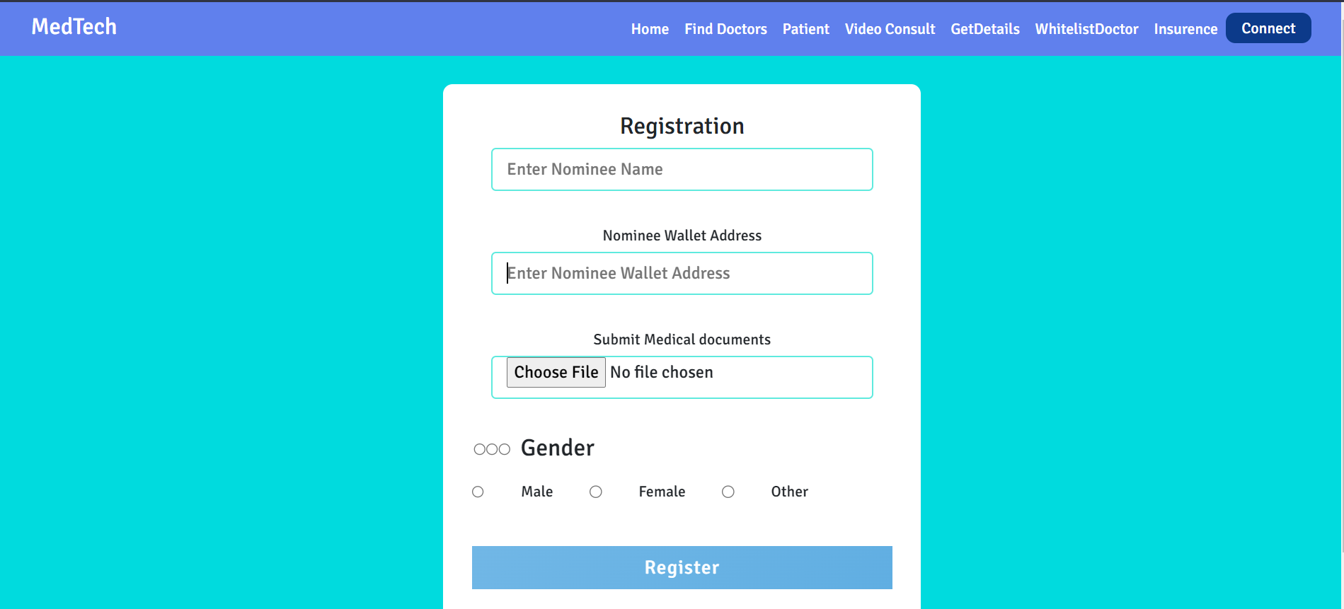 GitHub - lalit-pawar/MedTech: Decentralized Healthcare Sytem