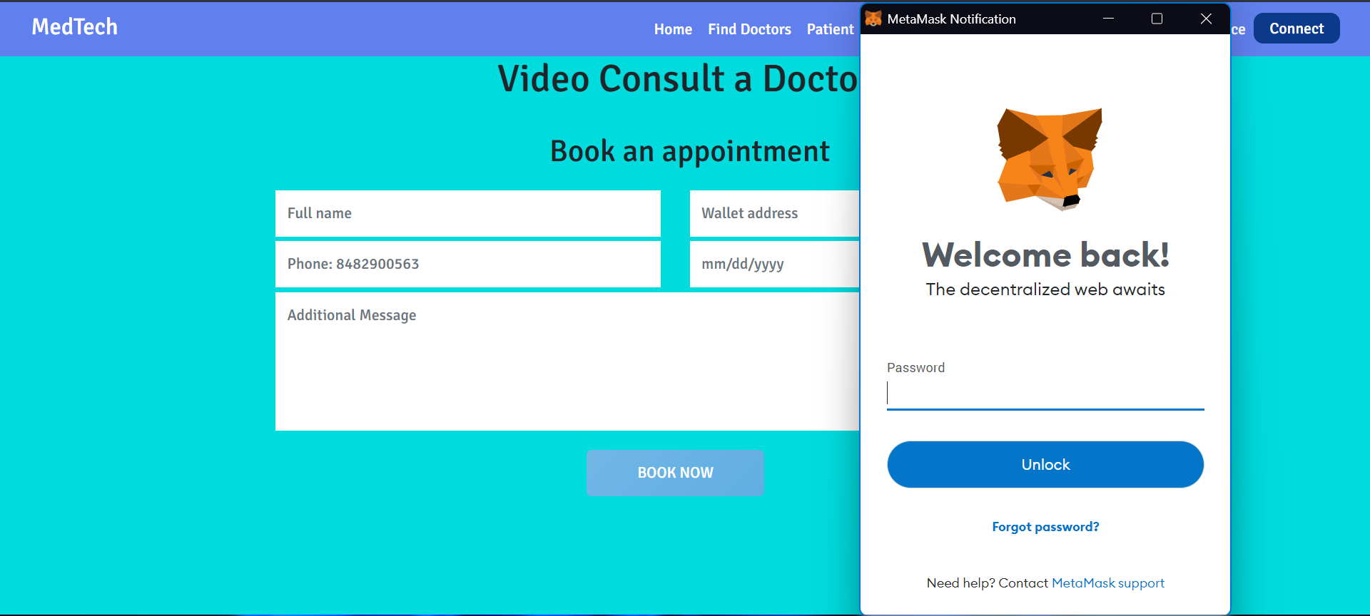 GitHub - lalit-pawar/MedTech: Decentralized Healthcare Sytem