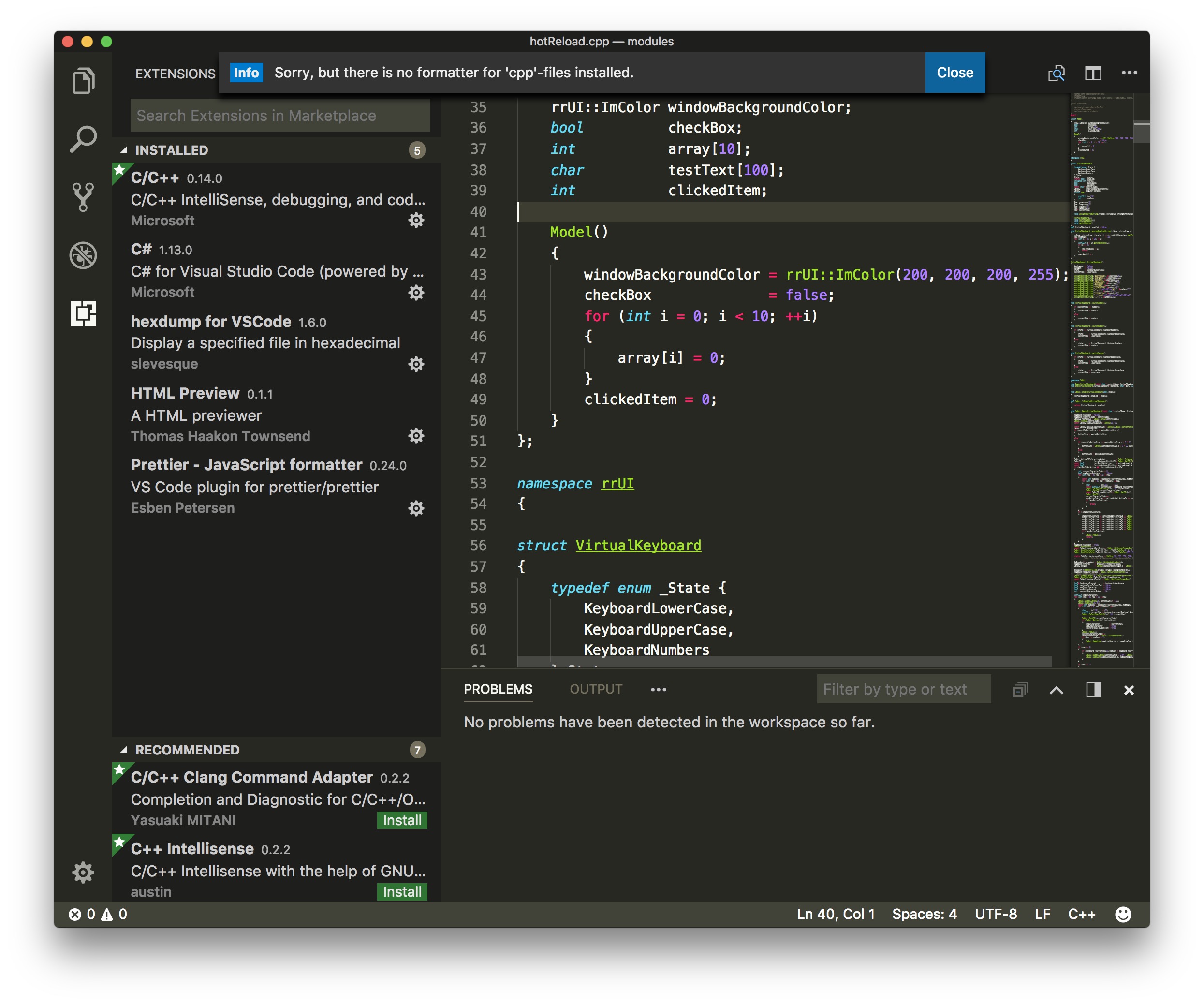 Latest vscode 1.18 update has broken code formatting · Issue #1222 ...