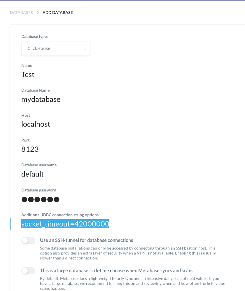 Read Timeout 30 · Issue 33 · Clickhousemetabase Clickhouse Driver · Github 