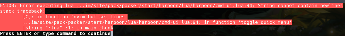 Commands that are not applied · Issue #131 · ThePrimeagen/harpoon · GitHub