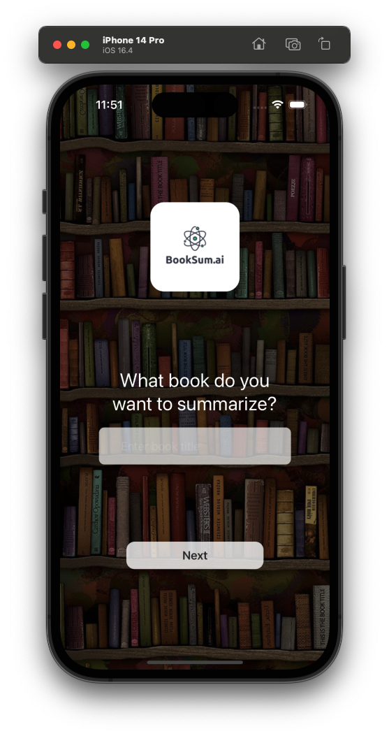 GitHub - jengyang7/BookSum.ai: An SwiftUI app powered by OpenAI API to summarize any book that ...