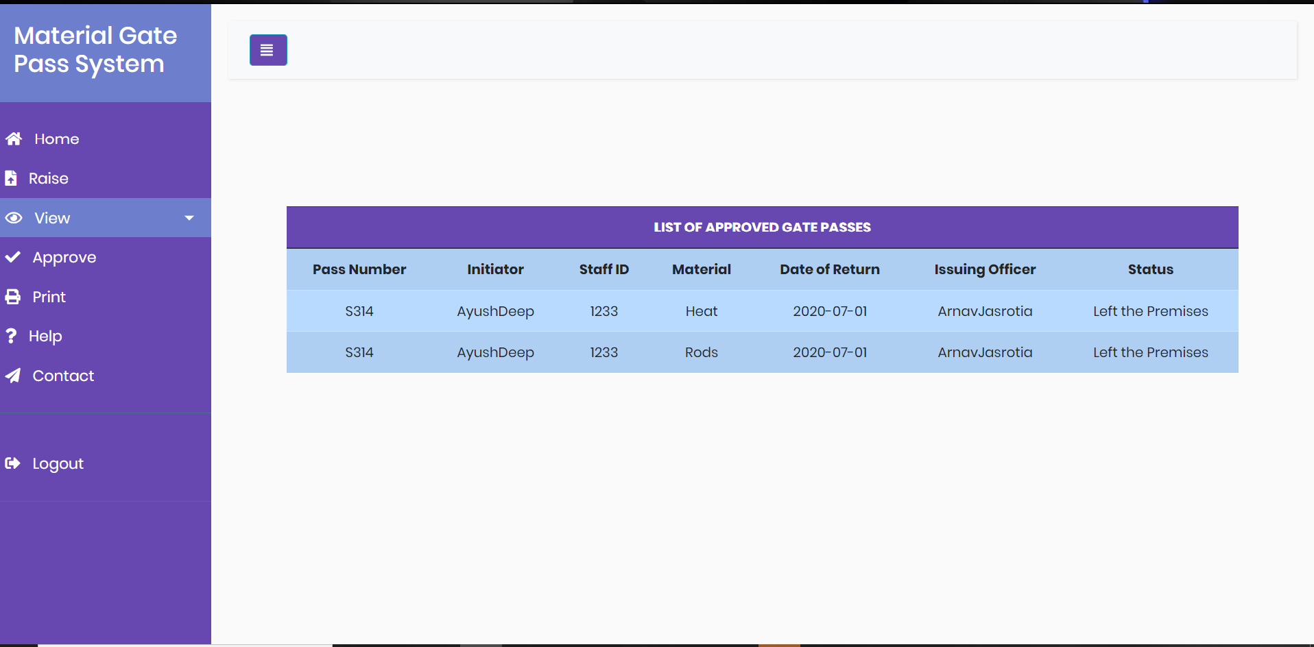 GitHub - NamanAgarwal016/BHEL-Material-Gate-Pass-System: A web ...