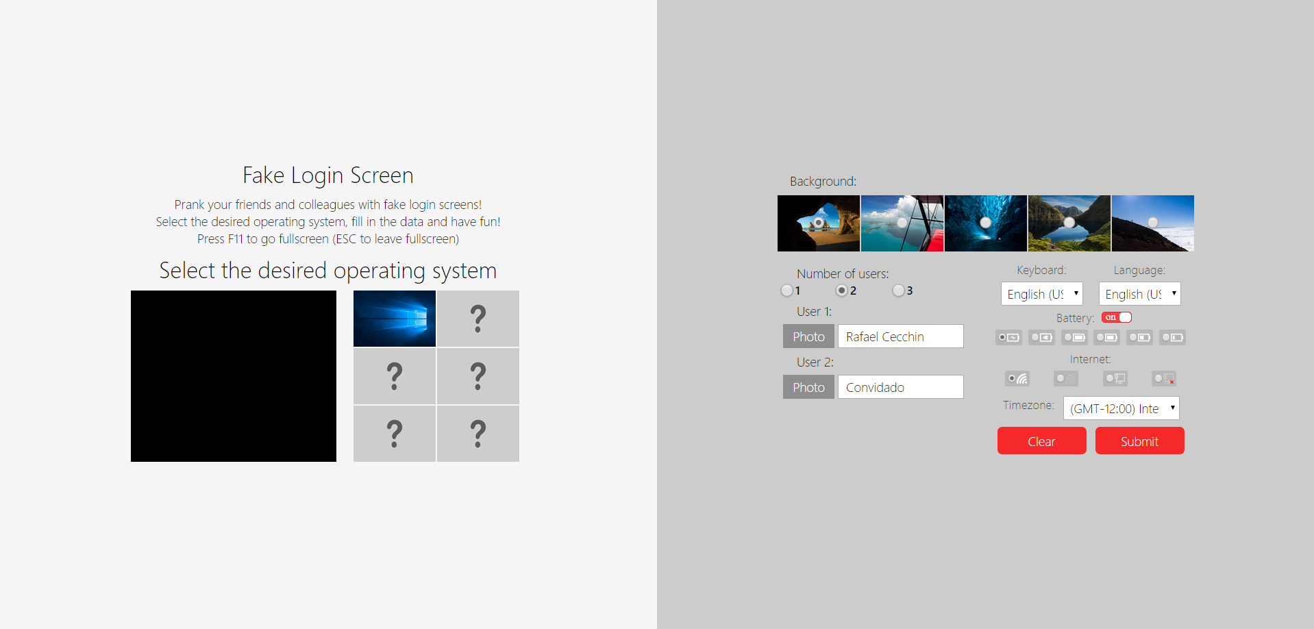 GitHub - RafaelCecchin/fakelogin: FakeLogin.net - Fake Login Prank