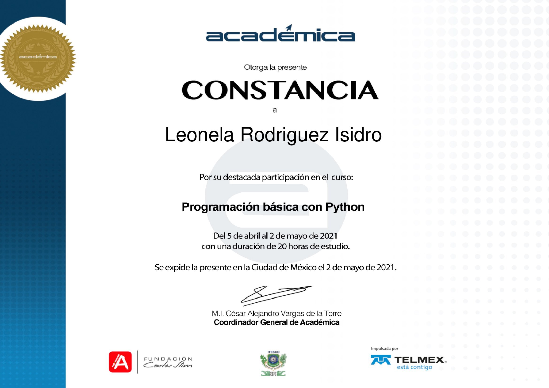 GitHub - Indira150/CertificadoExcel