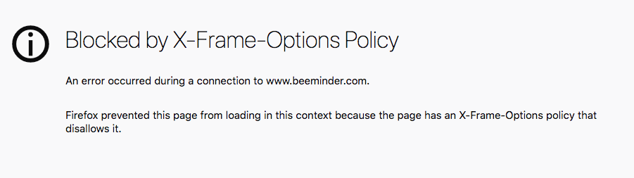 X-Frame-Options Policy since Firefox update · Issue #3 · daisylb/newtab · GitHub