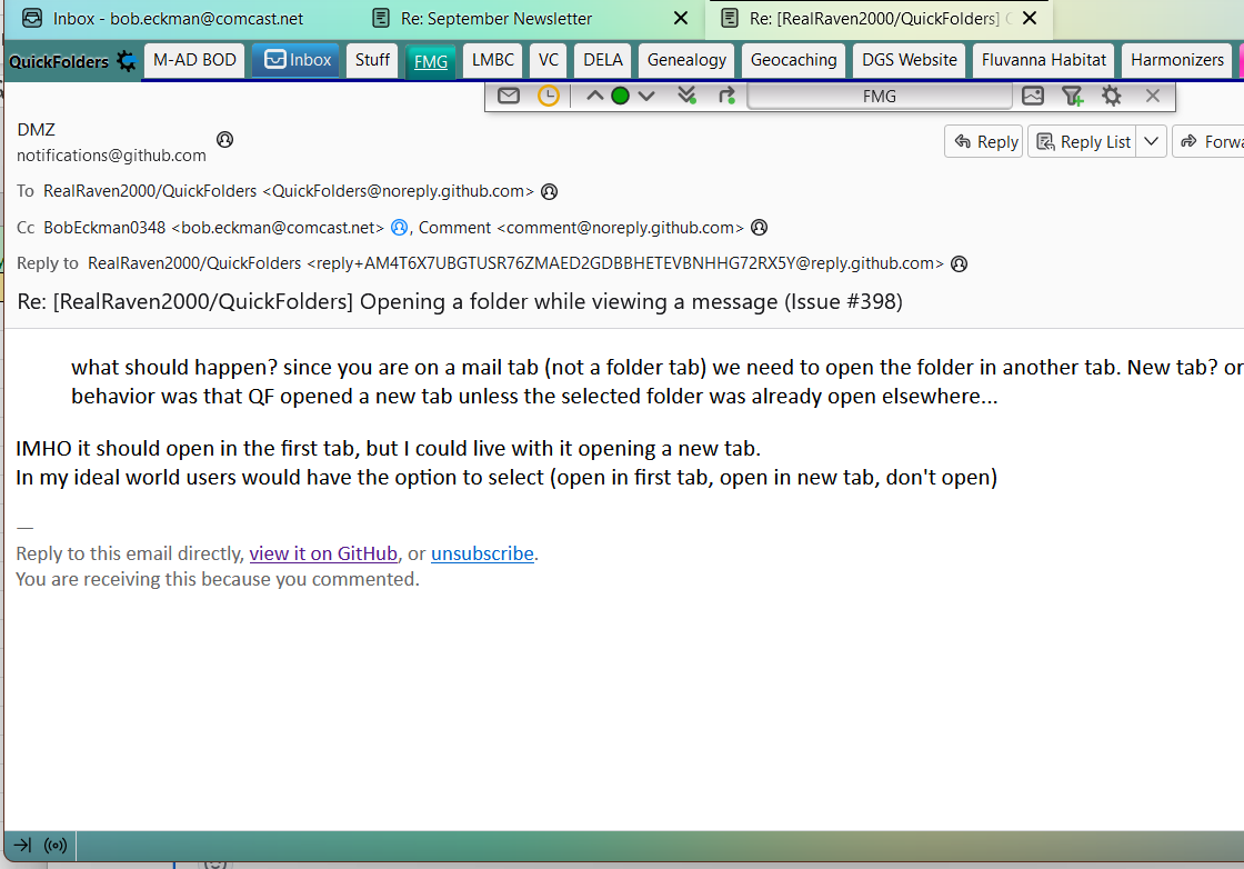 Open folder in new tab while viewing a message in tab (single mail tab) · Issue #398 ...