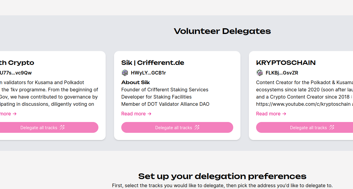 Unresponsive Delegate All Tracks Buttons · Issue 452 · Paritytechgovernance Ui · Github