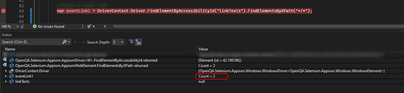 Driver found the element but could not click because of the "An element command failed because ...