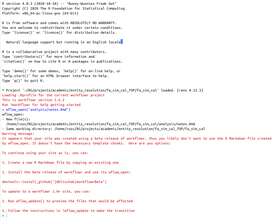 Wflow Open Not Recognising Workflowr Version In Use · Issue 233 · Workflowr Workflowr · Github