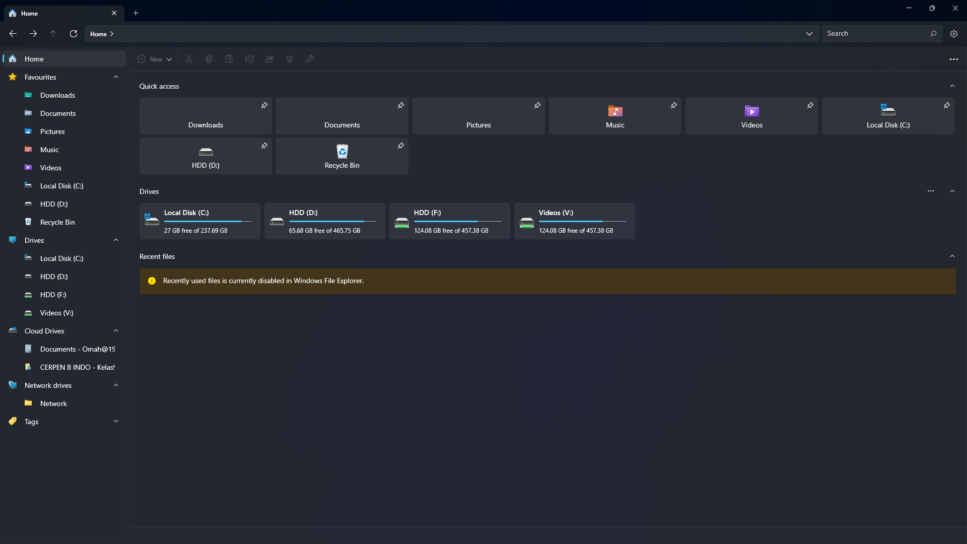 Bug: No icons on the quick access widget · Issue #12019 · files-community/Files · GitHub