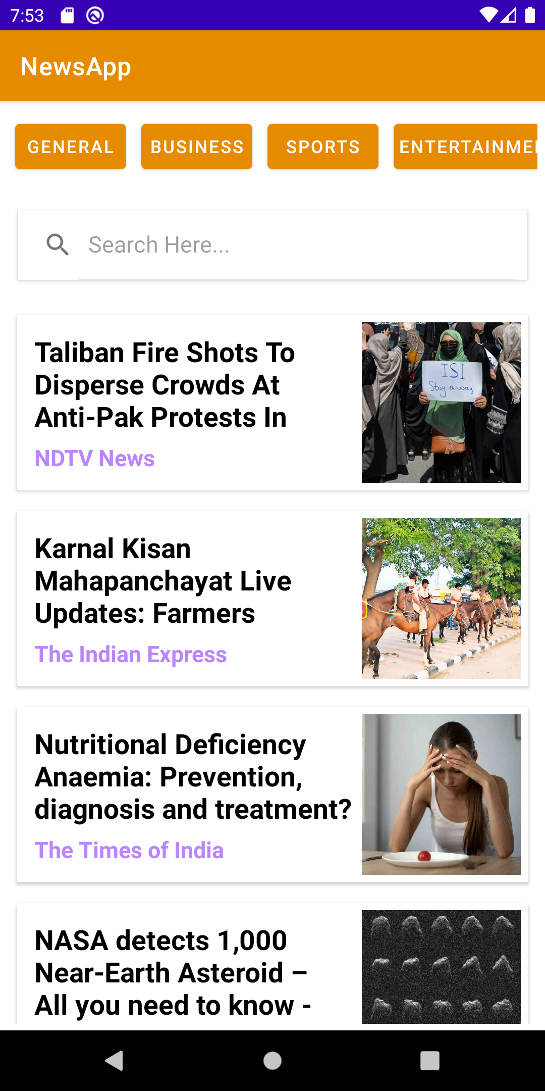 GitHub - gauravgupta2002/NewsApp: This is a News Application , where ...