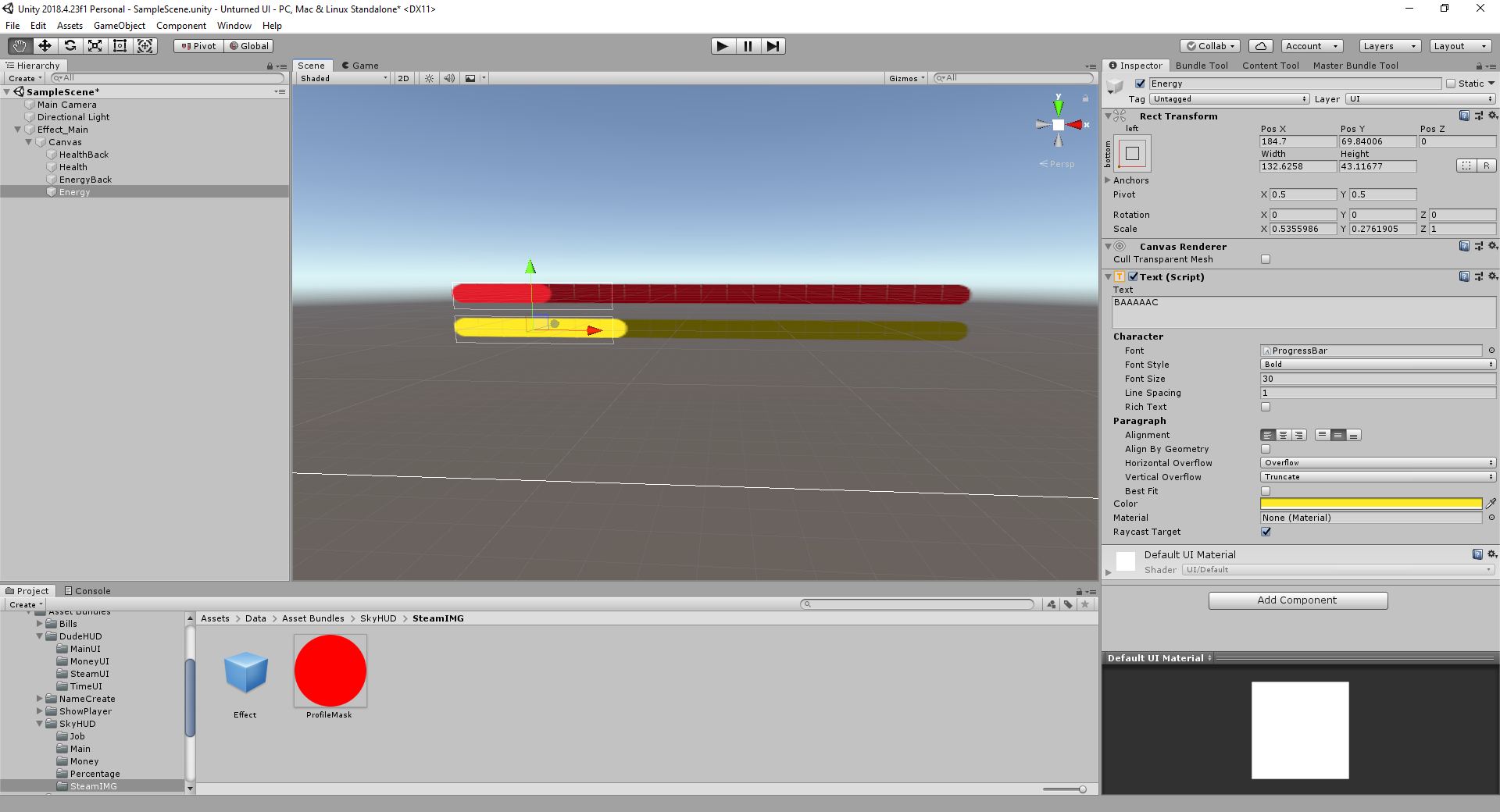 [UI] Progress bar support · Issue #2559 · SmartlyDressedGames/Unturned-3.x-Community · GitHub