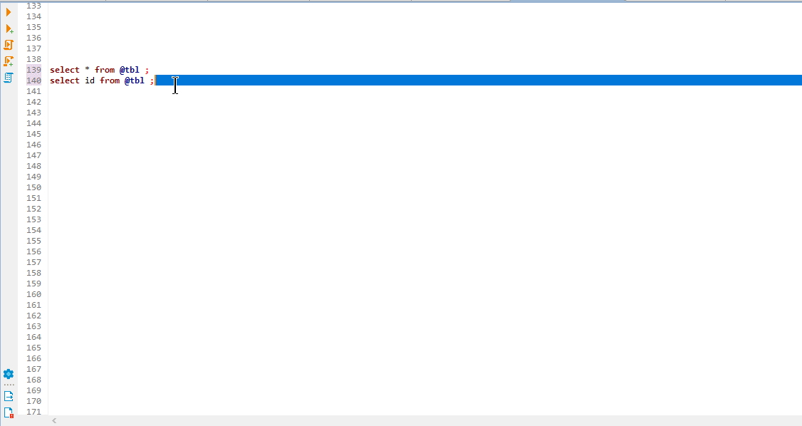 Binding params doesnt work for selected code · Issue #8628 · dbeaver/dbeaver · GitHub