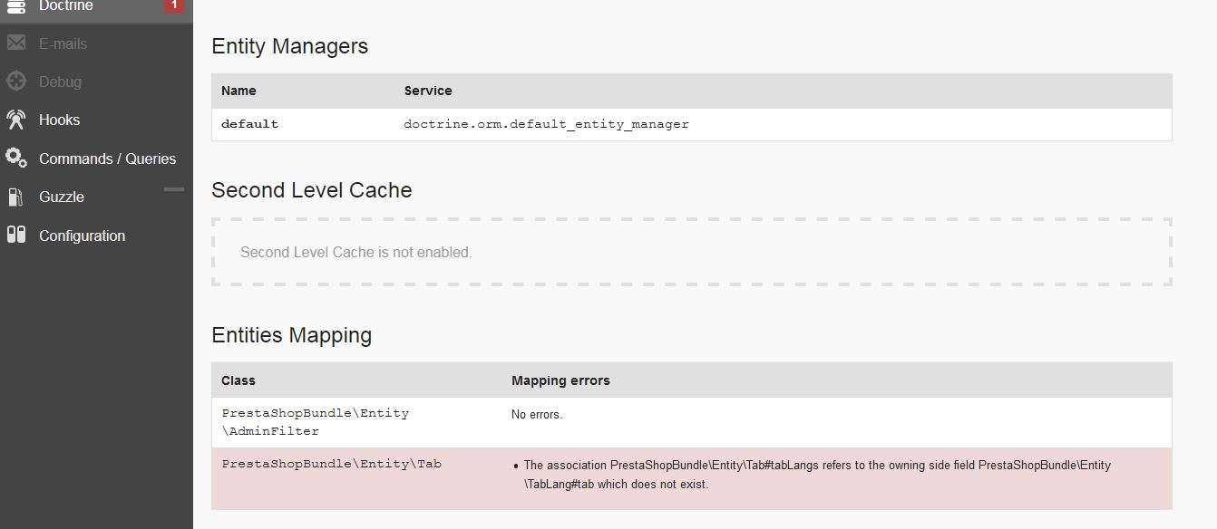 Doctrine Error in fresh install - Languague pt-PT · Issue #23161 · PrestaShop/PrestaShop · GitHub