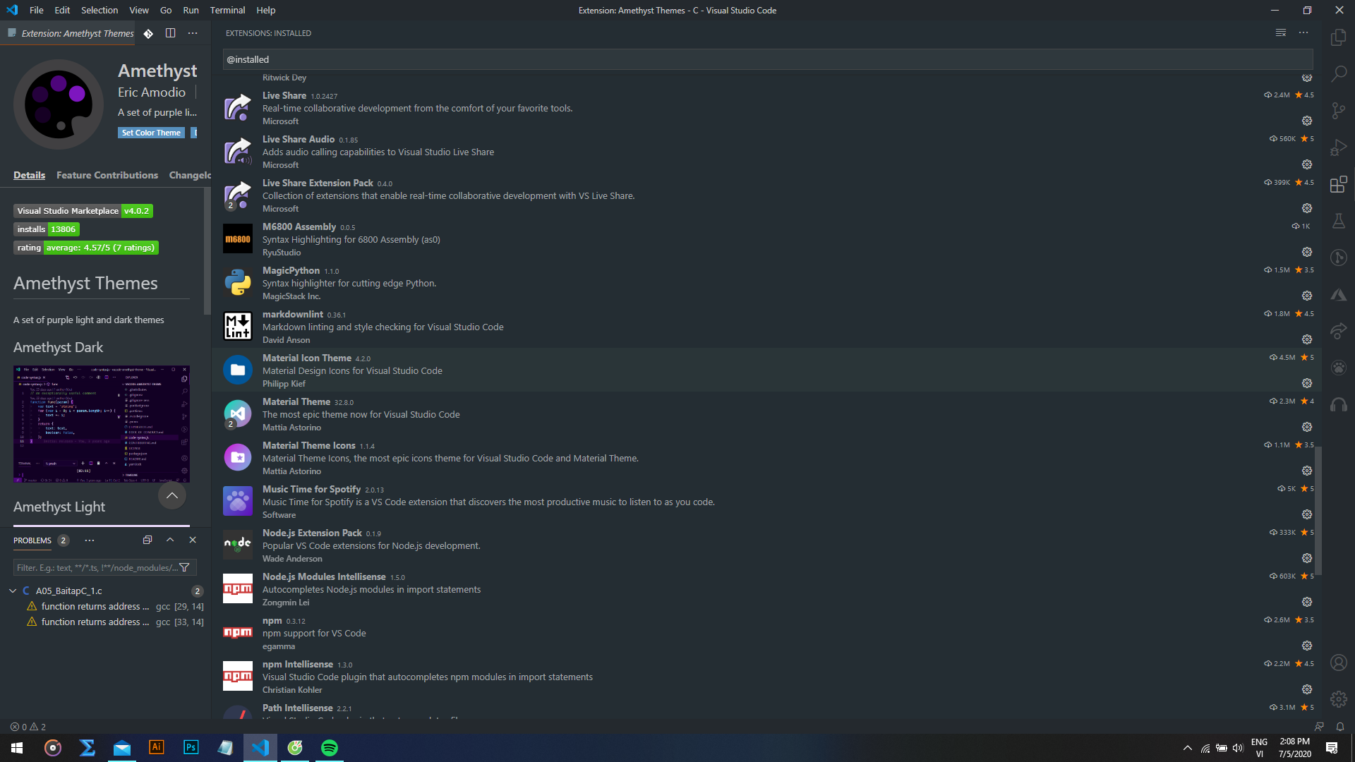 Can not use extension. · Issue #101721 · microsoft/vscode · GitHub