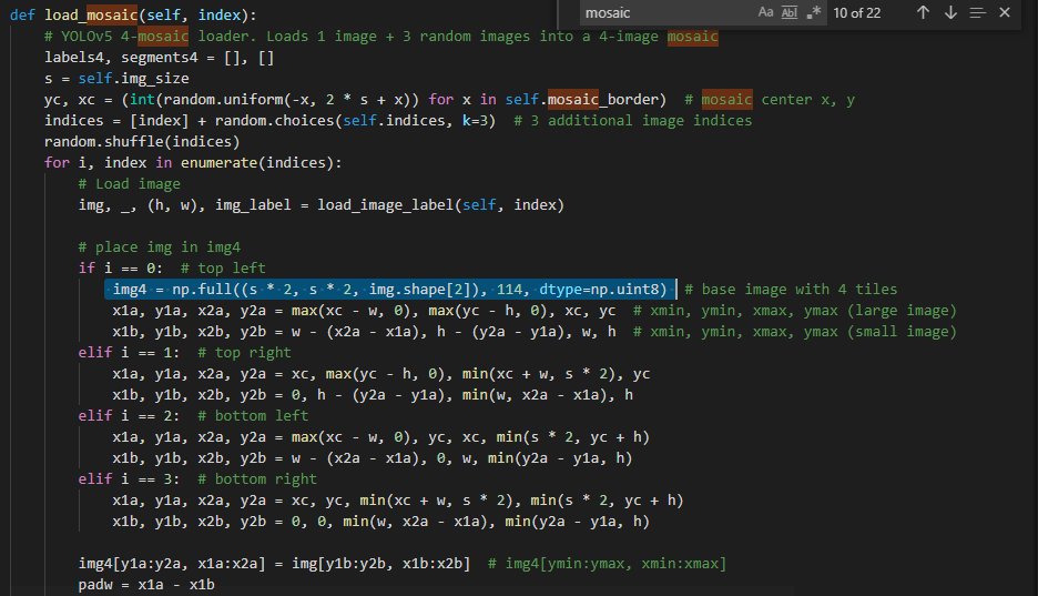 关于mosaic数据增强的问题 · Issue #286 · hukaixuan19970627/yolov5_obb · GitHub
