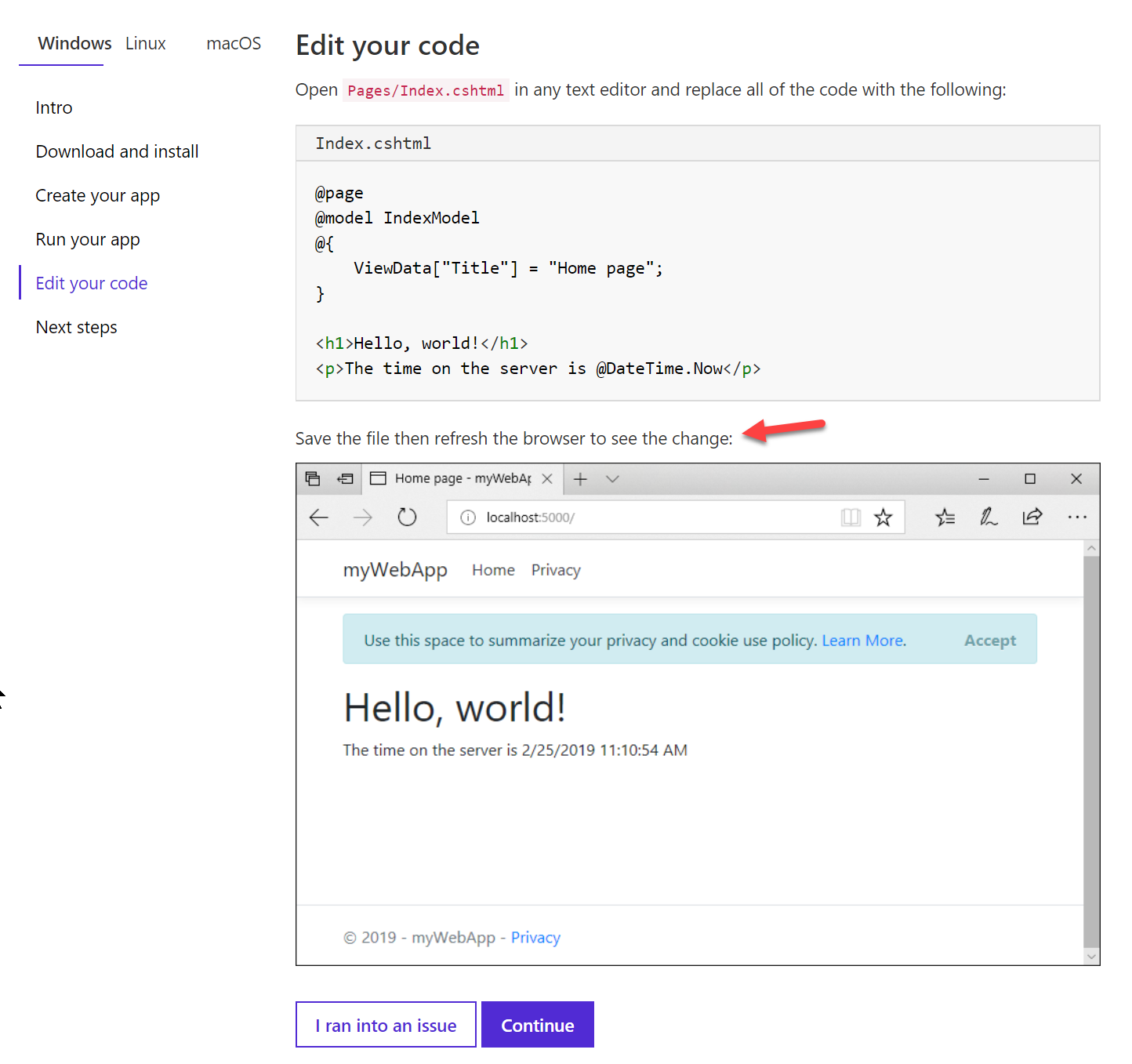 Modify step does not work on Core 3.0.100-preview3-010431 · Issue #2412 ...