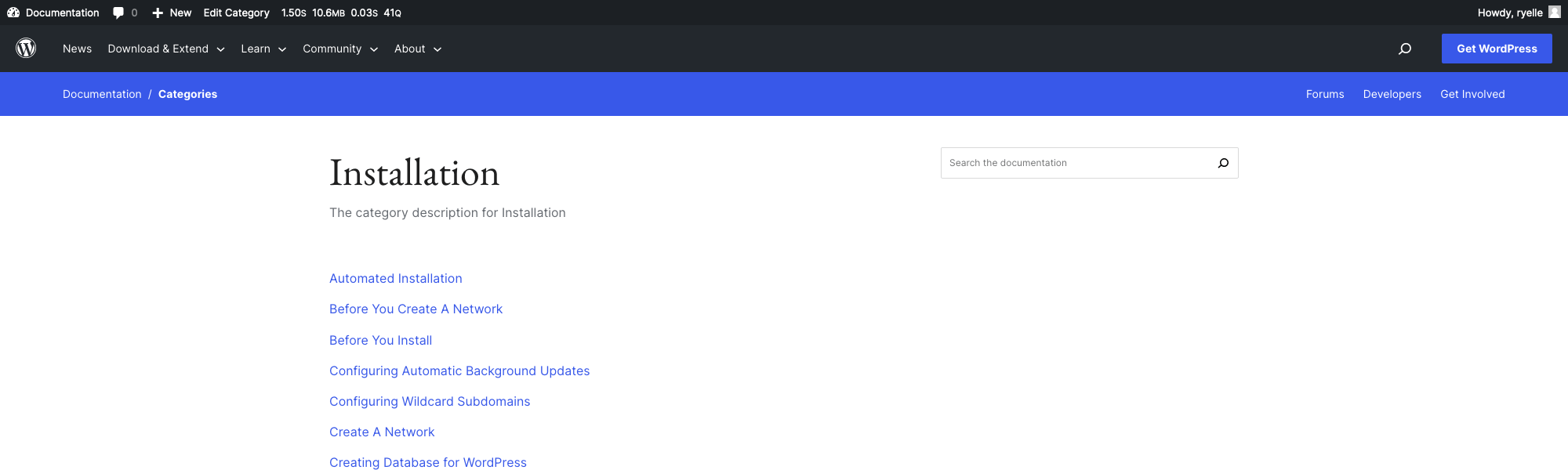 Determine page alignment on large screens · Issue #15 · WordPress/wporg-documentation-2022 · GitHub