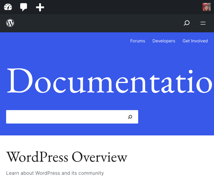 Home: Documentation title breaks offscreen on medium-small screens · Issue #24 · WordPress/wporg ...