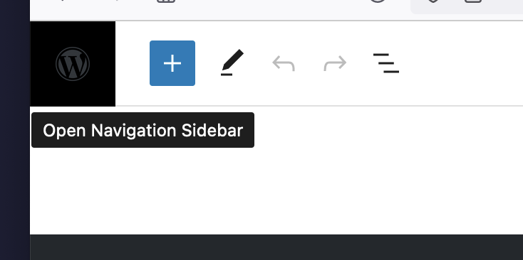 The site editor doesn't have a top left link · Issue #16 · WordPress/wporg-developer-blog · GitHub