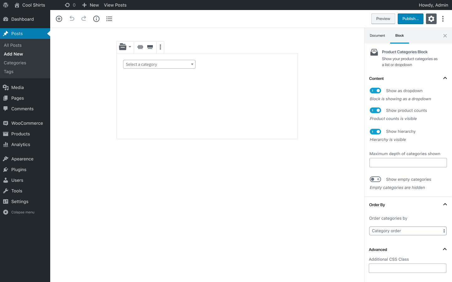 Product Categories Block · Issue 212 · Woocommerce Woocommerce Blocks · Github