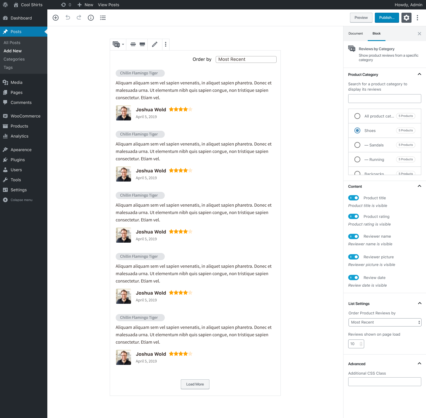 New Block: Reviews by Category · Issue #589 · woocommerce/woocommerce ...