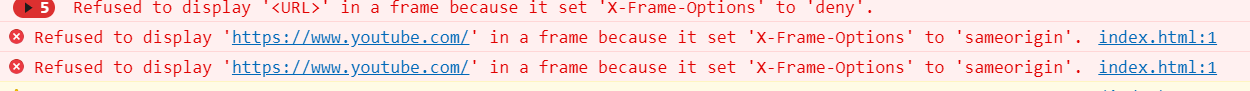 Disable : Iframe header in page request 'X-Frame-Options' to 'sameorigin' · Issue #1243 ...