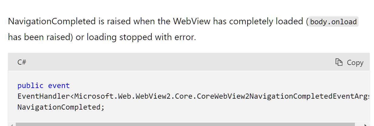 Event : DOMContentLoaded · Issue #1962 · MicrosoftEdge/WebView2Feedback · GitHub