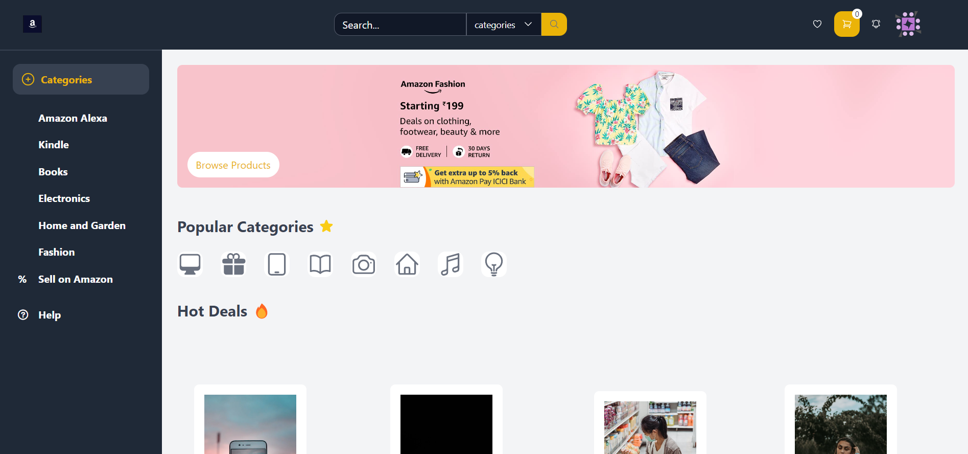 GitHub - khan632/Amazon-clone-2.0: Not fully functioned Amazon clone ...