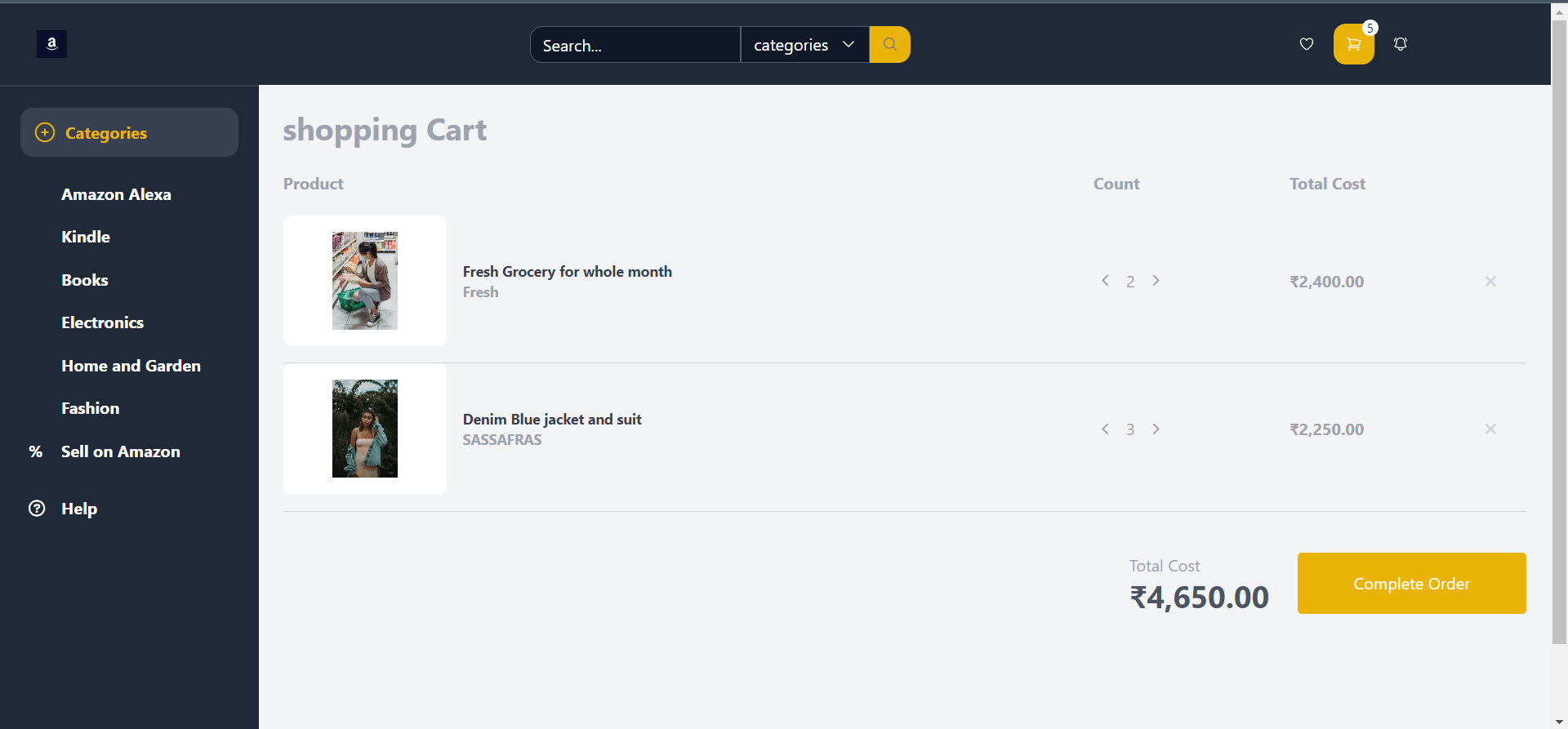 GitHub - khan632/Amazon-clone-2.0: Not fully functioned Amazon clone but added some feature of ...
