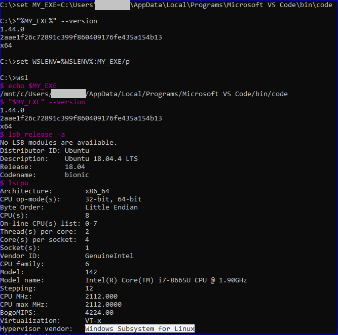 Path translation is only partial · Issue #469 · MicrosoftDocs/WSL · GitHub