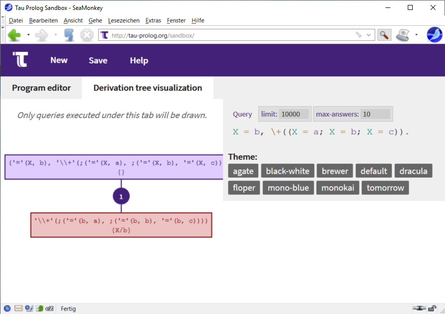 Derivation tree: What happens to subgoals, like in findall/3? · Issue ...