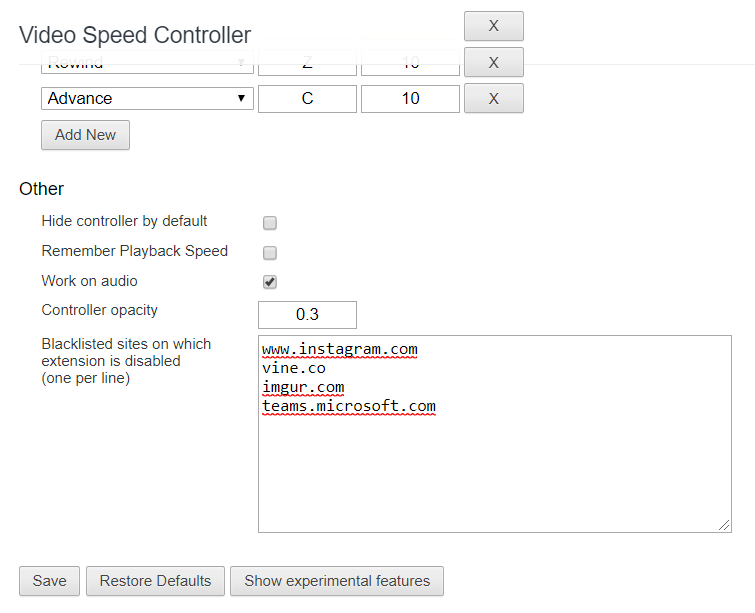 Controls hidden (can't unhide) on Reddit, Gfycat, etc, but works on ...
