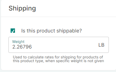 Product type shipping weight gets saved in kilograms when set to pounds · Issue #5874 · saleor ...