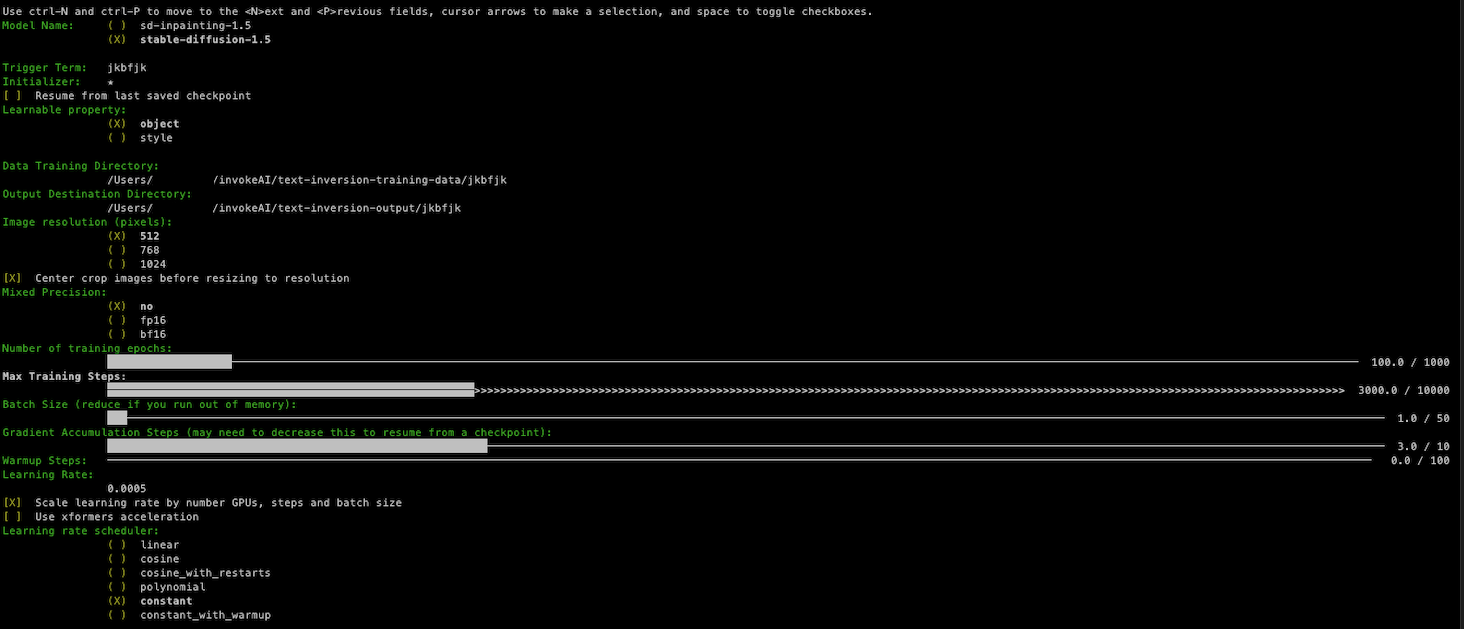 [bug]: textual inversion produce black images · Issue #3279 · invoke-ai/InvokeAI · GitHub