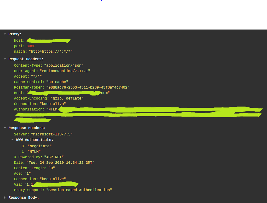 Ntlm Authentication Suddenly Stopped Working · Issue 7381 · Postmanlabs Postman App Support