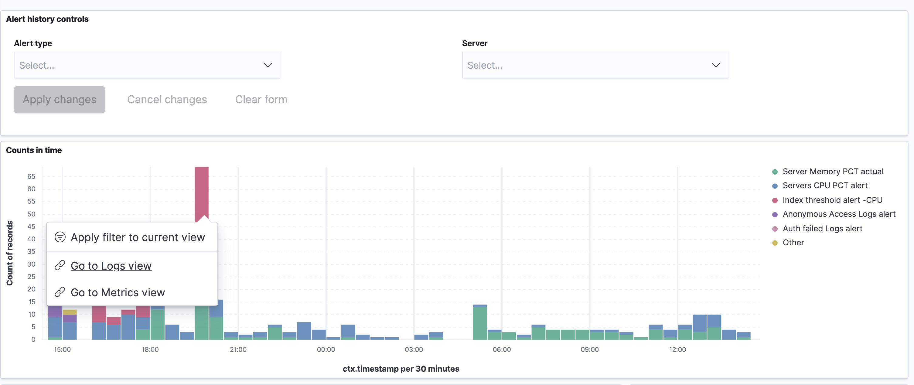 [Discuss] Alert history · Issue #88957 · elastic/kibana · GitHub