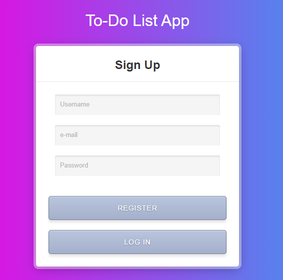 GitHub - orellanagonzalo64/ToDoAppFrontend: Frontend para el proyecto To Do App, usando React y ...