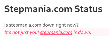 Website is down? · Issue #1922 · stepmania/stepmania · GitHub