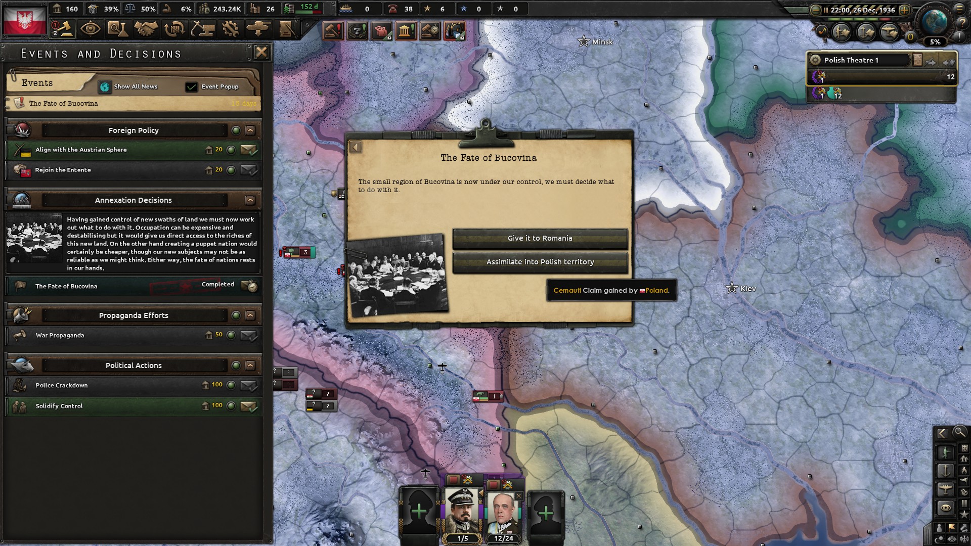 POL - "The Fate of Bucovina" Decision appearing repeatedly · Issue ...