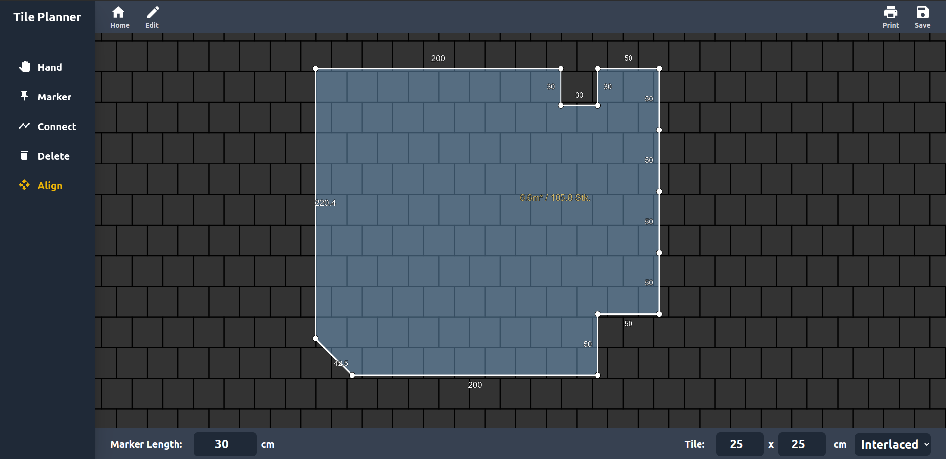 GitHub - ManuelLerchner/tile-planner: A tool to help you plan your ...