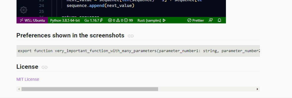Ui Issue When Displaying Code In Extension Overview Page · Issue 360 · Eclipseopenvsx · Github 